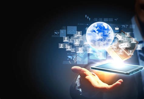 Download Holographic Mobile Device Technology Wallpaper Wallpapers Com