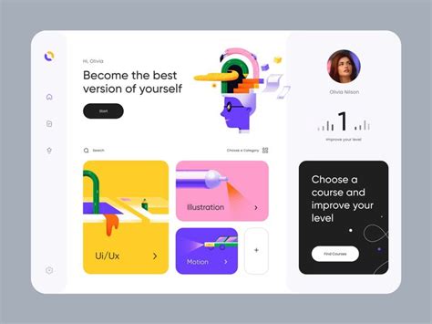 Online Learning Dashboard Design Dashboard Design Web App Design Online Learning