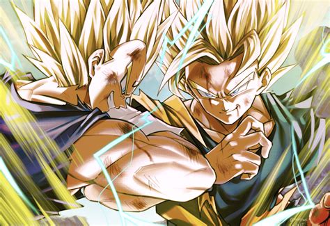 Son Goku Vegeta And Majin Vegeta Dragon Ball And 1 More Drawn By