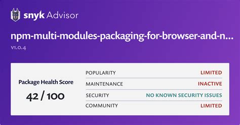 Npm Multi Modules Packaging For Browser And Node Module3 Npm Package