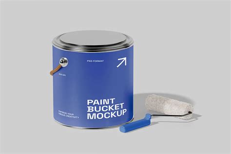 موکاپ سطل رنگ نقاشی کد محصول 152176