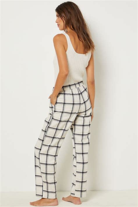 מכנסי פיגמה Nataniel משבצות Etam Mashbir365