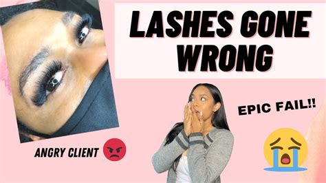 Eyelash Extensions Gone Wrong