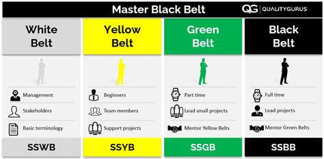 Six Sigma Belt Hierarchy Quality Gurus
