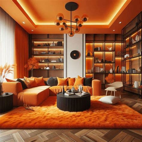 15 Orange Living Room Ideas For A Bold Statement