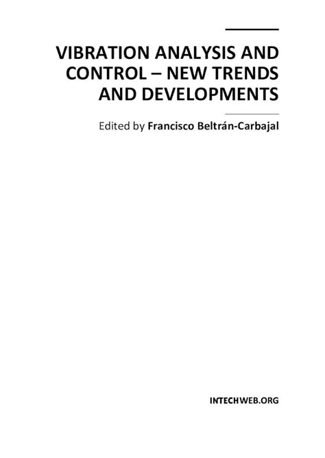 PDF Vibration Analysis And Control Pdf DOKUMEN TIPS