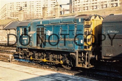 Uk Diesel Train Railway Photograph Of Class 08 08500 Rm08 130 £1 70