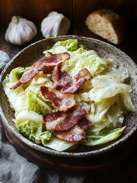 Savory Traditional Irish Boiled Bacon And Cabbage Delight