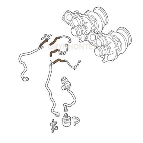 Upgrade Turbo Coolant Line Repair Hose Kit For BMW G G I