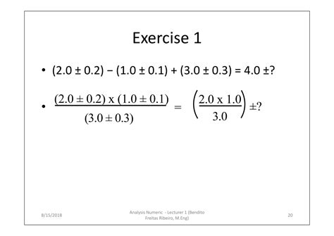 Lecturer 1 Numerical Analysis Ppt Free Download