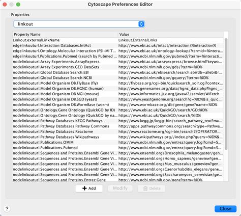 19 Cytoscape Preferences — Cytoscape User Manual 3103 Documentation