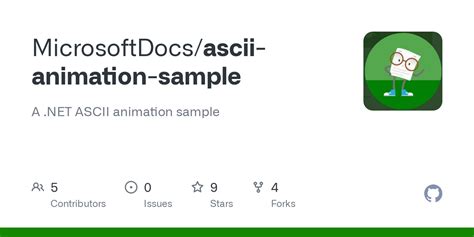 Releases MicrosoftDocs Ascii Animation Sample GitHub