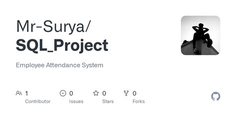 Github Mr Suryasqlproject Employee Attendance System
