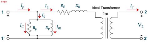 Oc And Sc Test On Single Phase Transformer Circuit Diagram