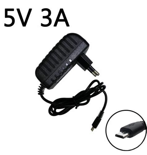 마이크로 usb 5 v 전원 어댑터 3a 2a 2 5a 220v 볼트 충전기 라스베리 파이 3 제로 모델 b 태블릿 pc 티몬