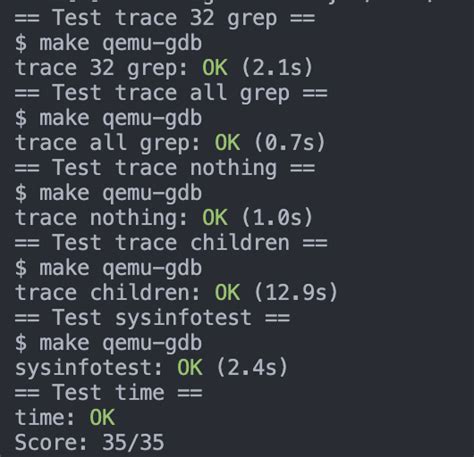 Mit6s081 Lab2 System Calls Csdn博客