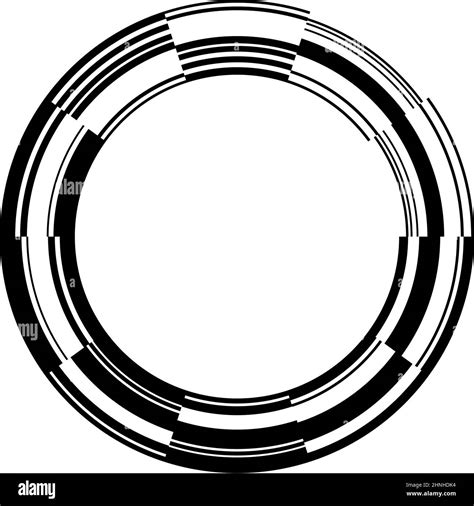 Abstract Gui Ui Geometric Circle Element Stock Vector Illustration Clip Art Graphics Stock