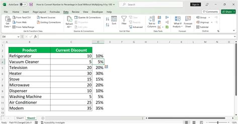 How To Convert Number To Percentage In Excel Without Multiplying It By