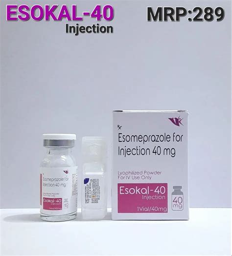 Esomeprazole 40mg Injection At ₹ 289piece Esomeprazole Injection In