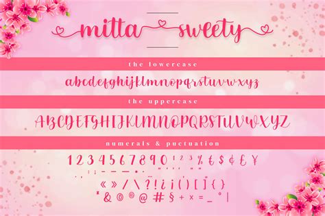 Mitta Sweety Beautiful Font By Ibey Design Thehungryjpeg
