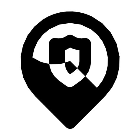 Map Marker Shield Vector SVG Icon SVG Repo