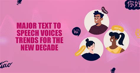 Major Text To Speech Voices Trends For The New Decade