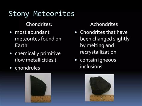 Meteorite Classification And Trajectory Modeling Pptx Geology Science
