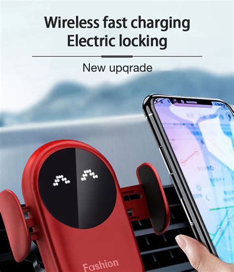 Smart Car Wireless Charger Phone Holder