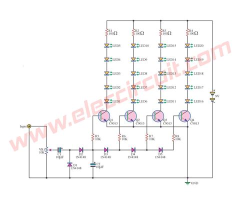 Led Spectrum Analyzer Circuit Diagram Spectrum Analyzer Circ