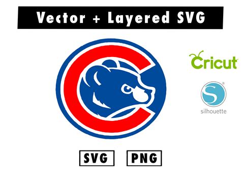 Chicago Cubs Svg And Png Files For Cricut Machine Anime Sv Inspire