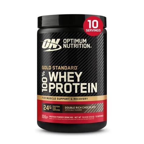 Optimum Nutrition Gold Standard 100 Whey Protein Powder Double Rich Chocolate 10 Servings