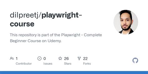 Github Dilpreetjplaywright Course This Repository Is Part Of The