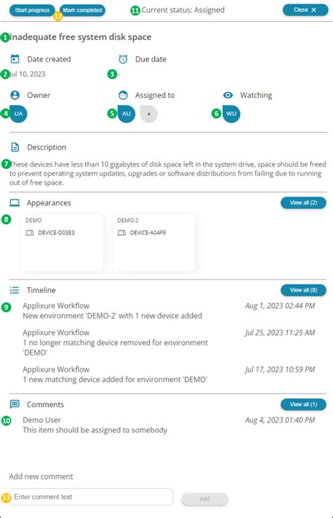 Work Item Operations Applixure Workflow Documentation