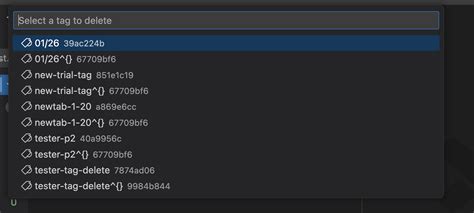 Git Add Support To Delete Remote Git Tags Using Command Palette Issue Microsoft