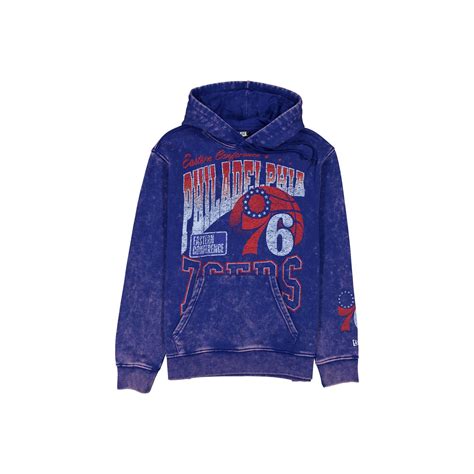 Philadelphia 76ers Sport Classics Washed Hoodie New Era Cap