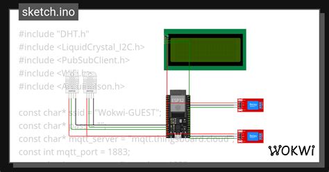 Dhtds18b20relay With Thingsboardcloud Wokwi Esp32 Stm32 Arduino Simulator