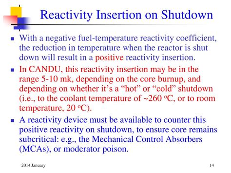 Ppt Reactivity Coefficients Powerpoint Presentation Free Download Id 4503141