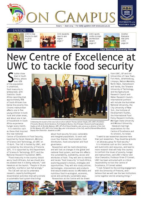 Uwc On Campus Iss V Hi Res By The University Of The Western Cape Issuu