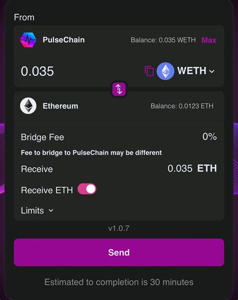 Weth Unable To Find Conversion Rate Rpulsechain