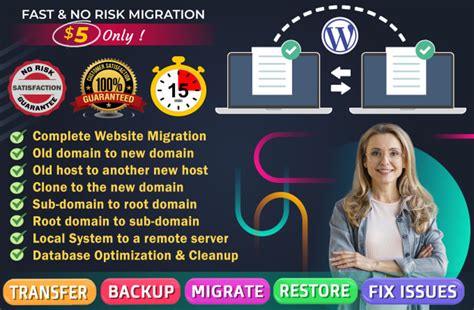 transfer migrate wordpress website to new host or domain by thepro01