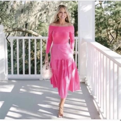 Tuckernuck X Cameran Eubanks Pink Off The Shoulder Depop