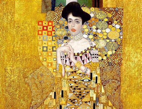 Gustav Klimt Woman In Gold Gustav Klimt Lady Gold Metallic Panel