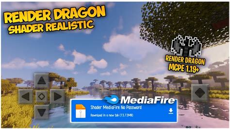 Render Dragon Shader Realistic Mcpe 1 19 21 Terbaru Mirip Rtx Java Support Low End Device 1 Gb