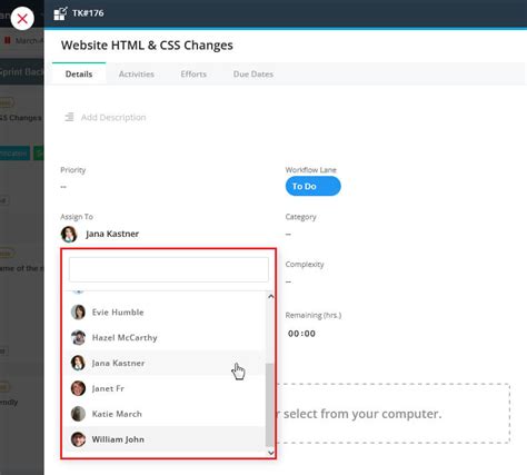 Assign A Resource To Task Quickscrum