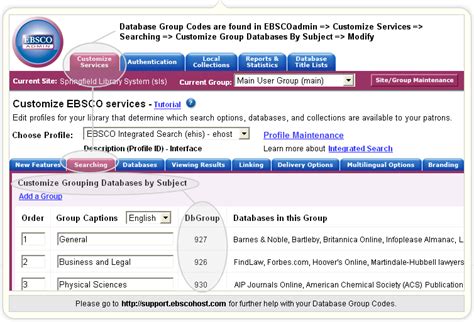 EBSCOhost Integration Toolkit Support Center