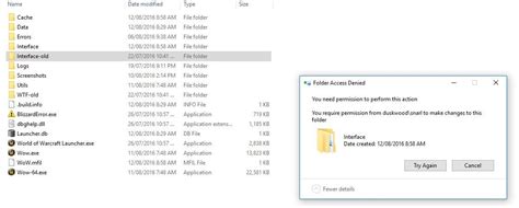 folder access denied when deleting a folder r windows10