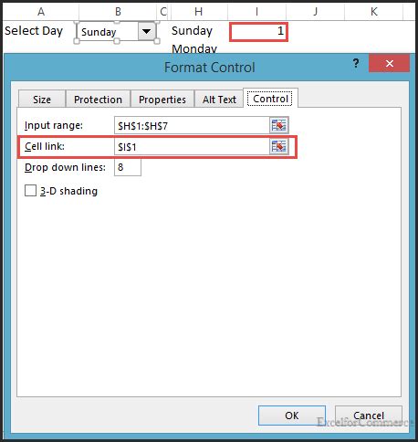 Get Combobox Selected Value In Excel Vba