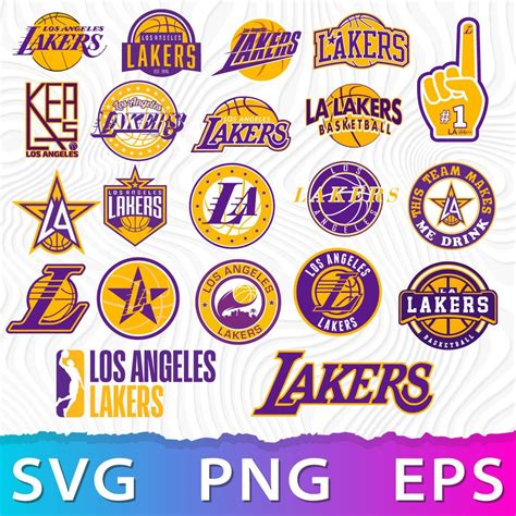 Los Angeles Lakers Svg Bundle Lakers Logo Los Angeles Lakers Logo