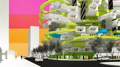 Neil Denari Designs Spherical Complex For P O D System Architecture