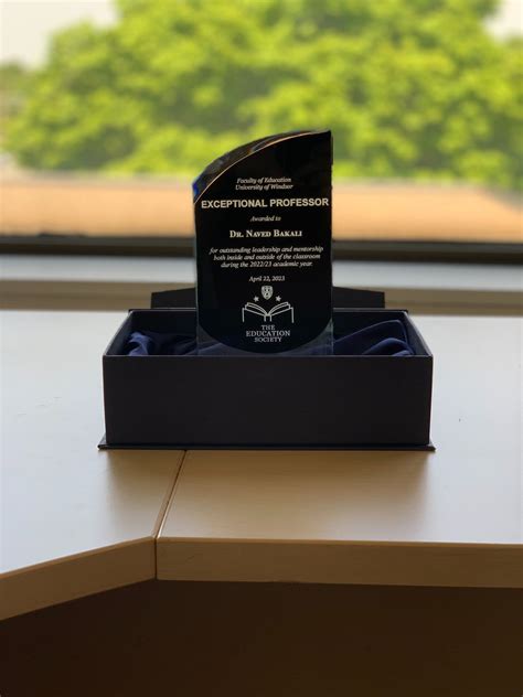 I Am Deeply Humbled And Honoured To Have Been Awarded The “exceptional Professor Award For